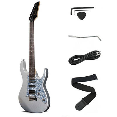 Електрогітара Deviser L-G3 BL (кабель, ремінь, медіатор, ключі, тремоло ...