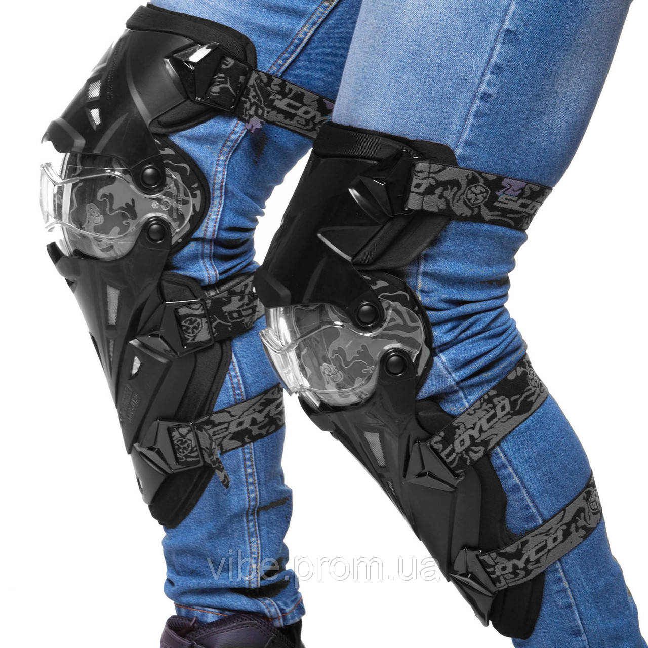 Купить Мотозащита Scoyco K12 Черный, цена 2819 ₴ — Prom.ua (ID#1905372876)