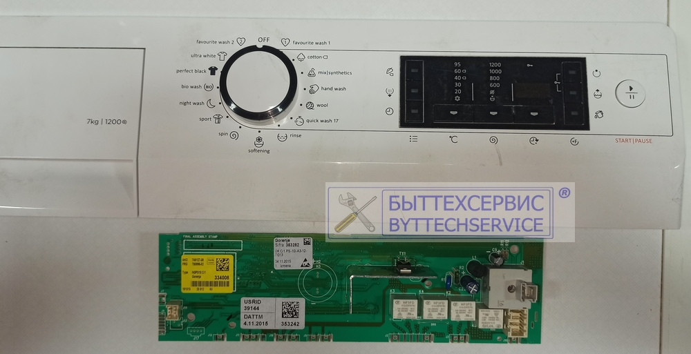 Купить Модуль стиральной машины Gorenje 353282 (334008) Б/У, цена 2200 ...