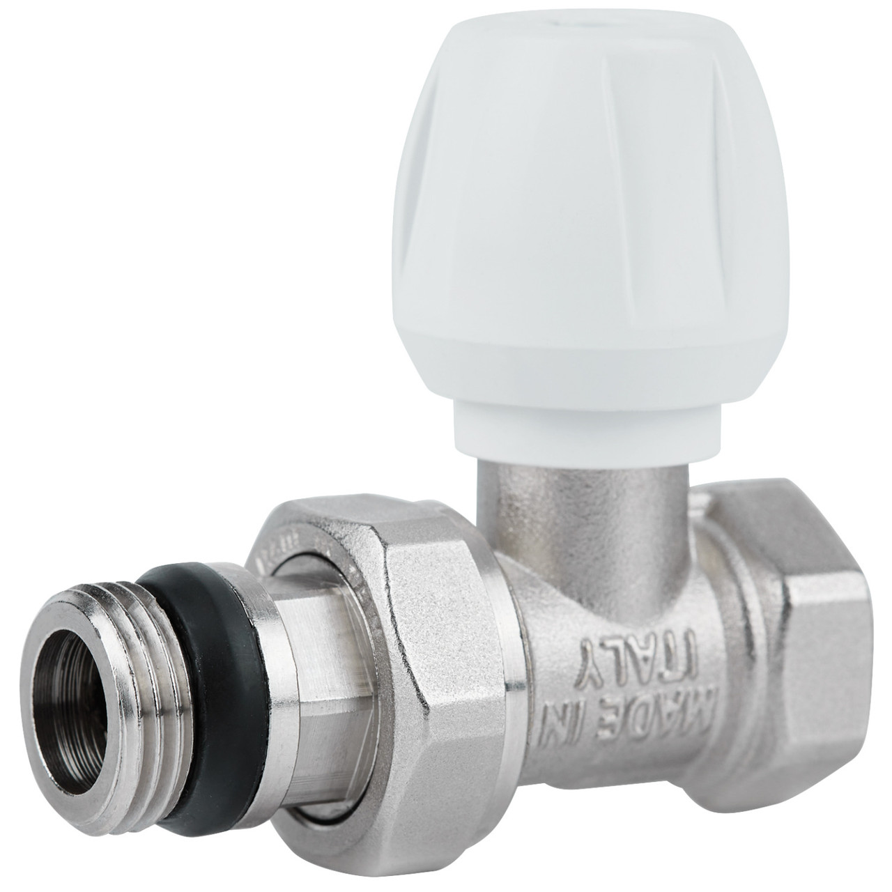 Вентиль радиаторный ICMA прямой 1/2"x1/2" с американкой 82813AD06940 ...