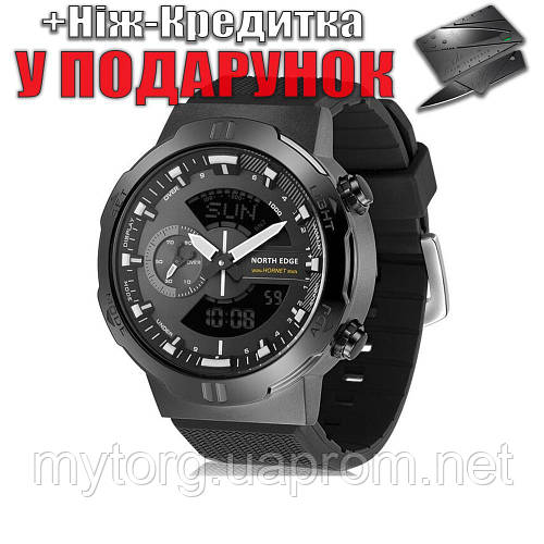 Часы North Edge Hornet водонепроницаемые тактические Черный (ID ...