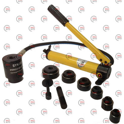 Купить Съёмник сайлентблоков гидравлический 8т, наставки 22, 27.5, 34.3 ...