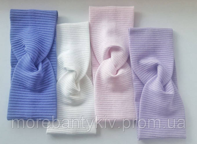 Купити Пов'язки для дівчаток із рубчику, Осінні/весінні пов'язки на ...