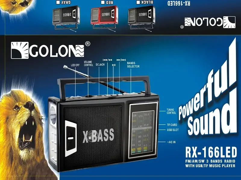 Радиоприемник Golon RX-166-LED 30шт 8712 (ID#1906969106), цена: 495 ...