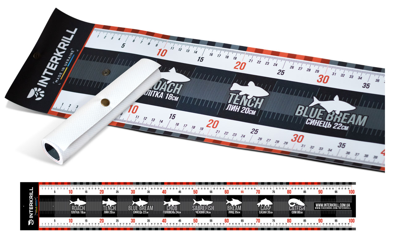Лінійка для вимірювання риби Interkrill 100 см (LWF-001), ціна: 200 ₴, купити на Prom.ua