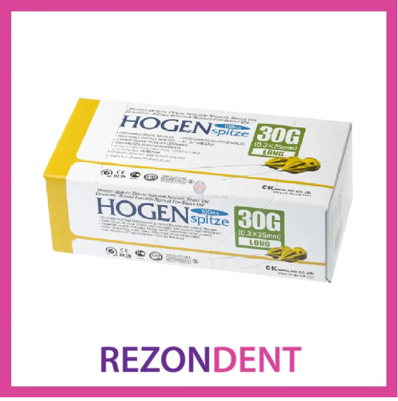 Купити Голки карпульні "HOGEN Spitze", ціна 140 ₴ - Prom.ua (ID ...