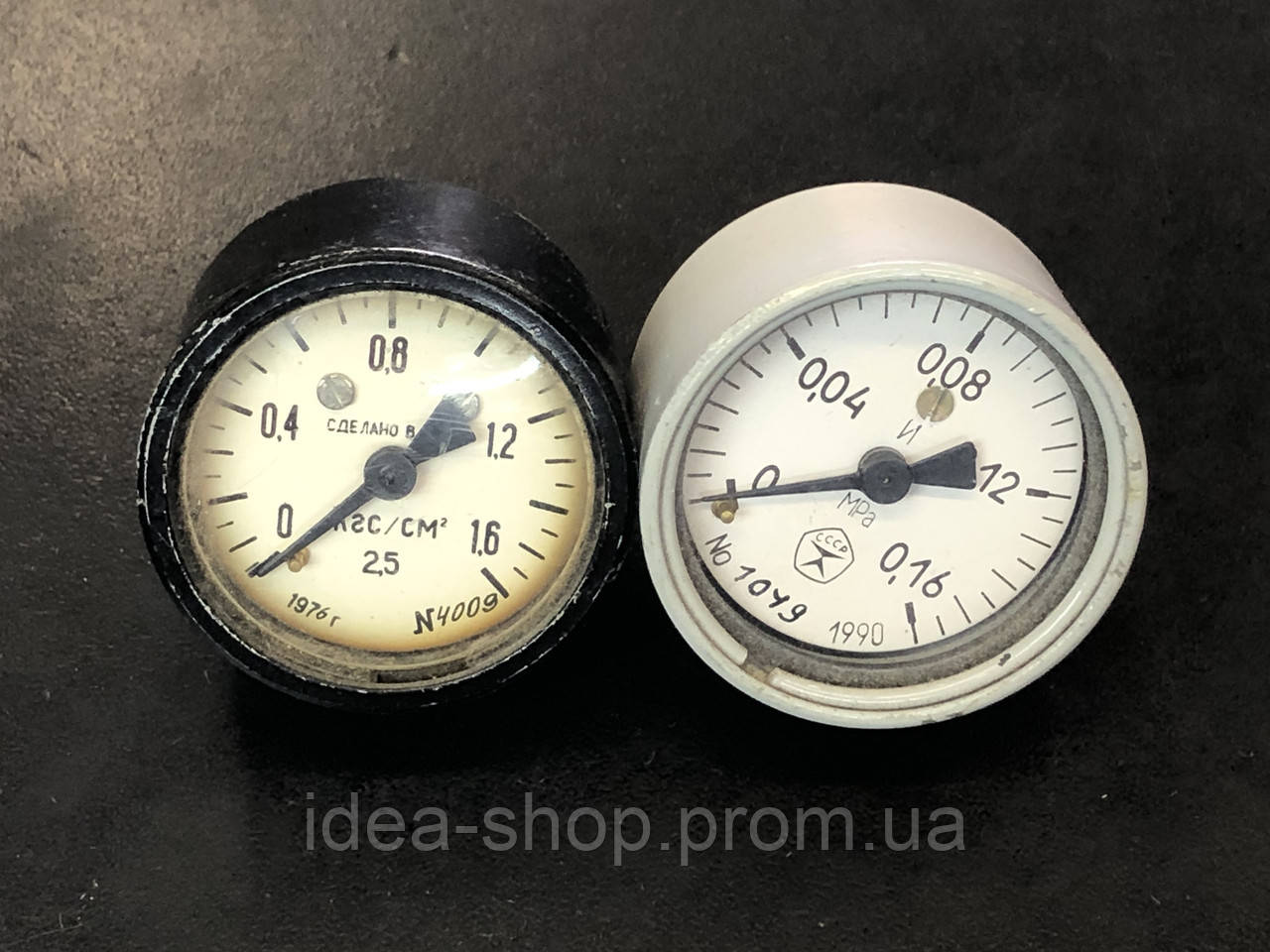 Купить М1Д Манометр общетехнический торцевой 1,6кгс/см2(0,16МПа,160кПа ...