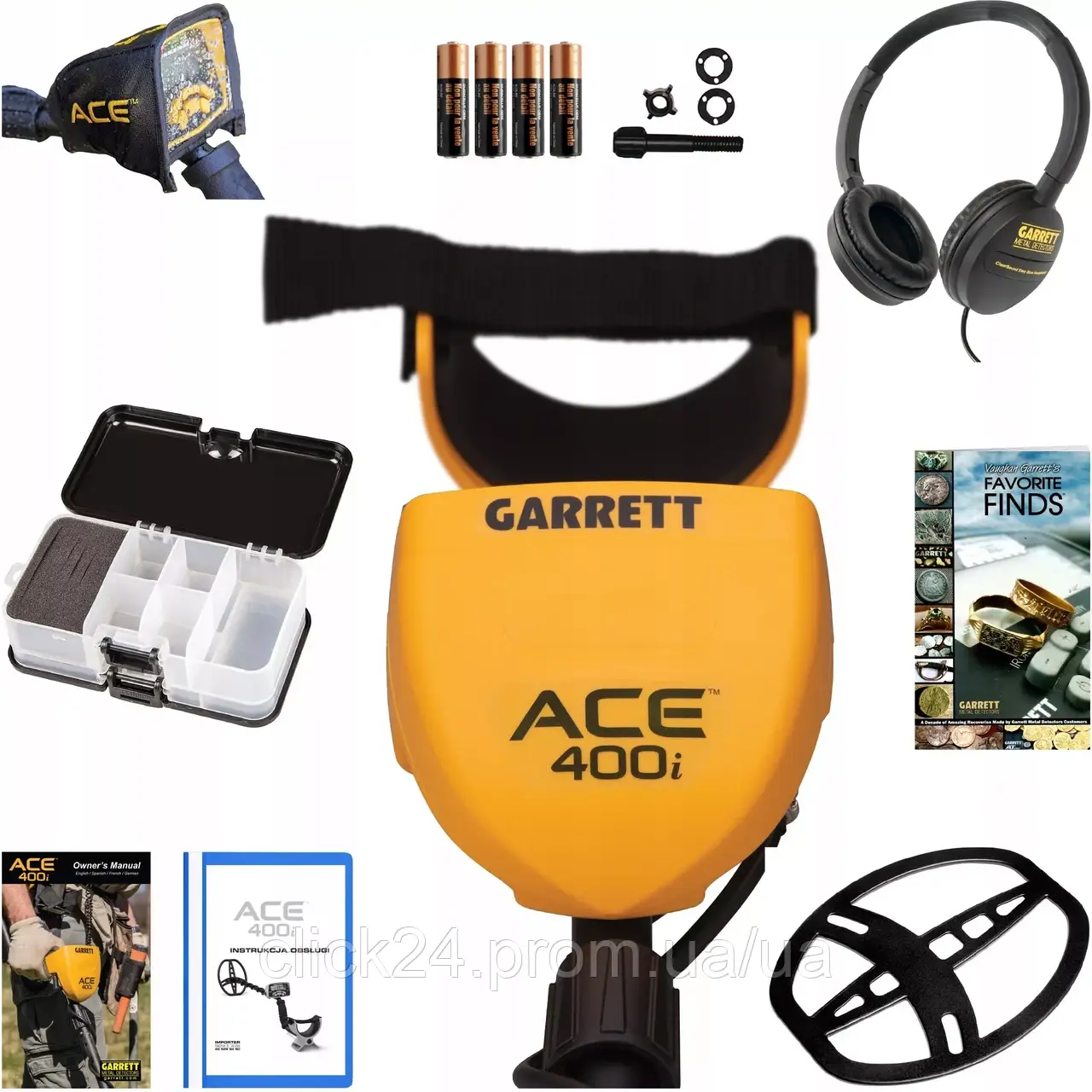 Купить Металошукач Garrett Ace 400i, цена 21300 ₴ — Prom.ua (ID#1907374569)