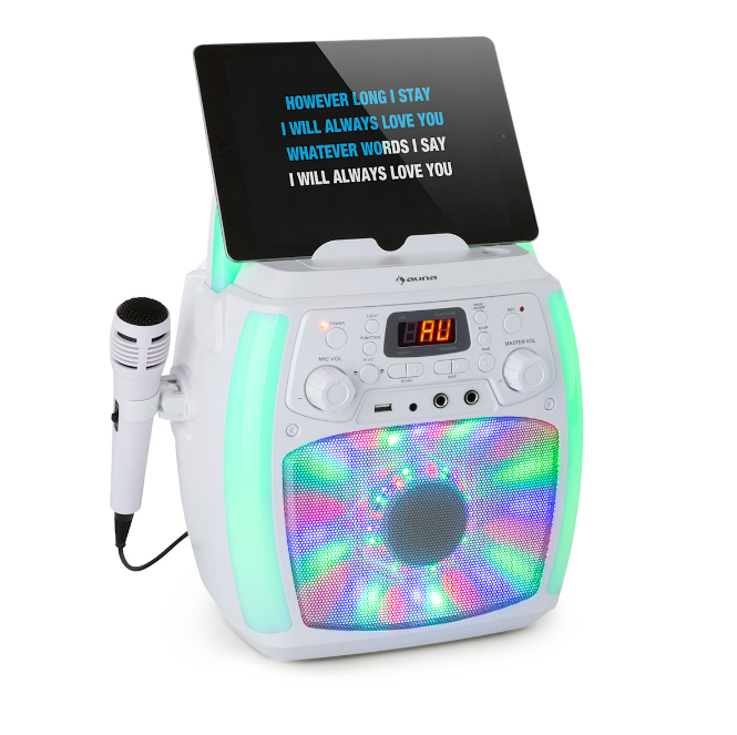Караоке-система Auna StarMaker Plus Караоке-машина Bluetooth USB CD LED ...