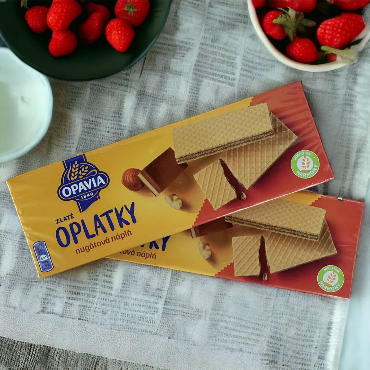 Вафлі Opavia Oplatky з нугою, 146 г, Словаччина, цена: 67 ₴, купить на ...