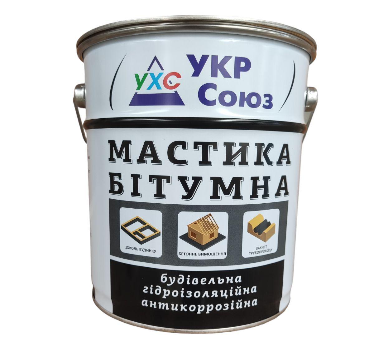 Купить Мастика битумная гидроизоляционная (ж/ведро 3,5 кг), цена 310 ...