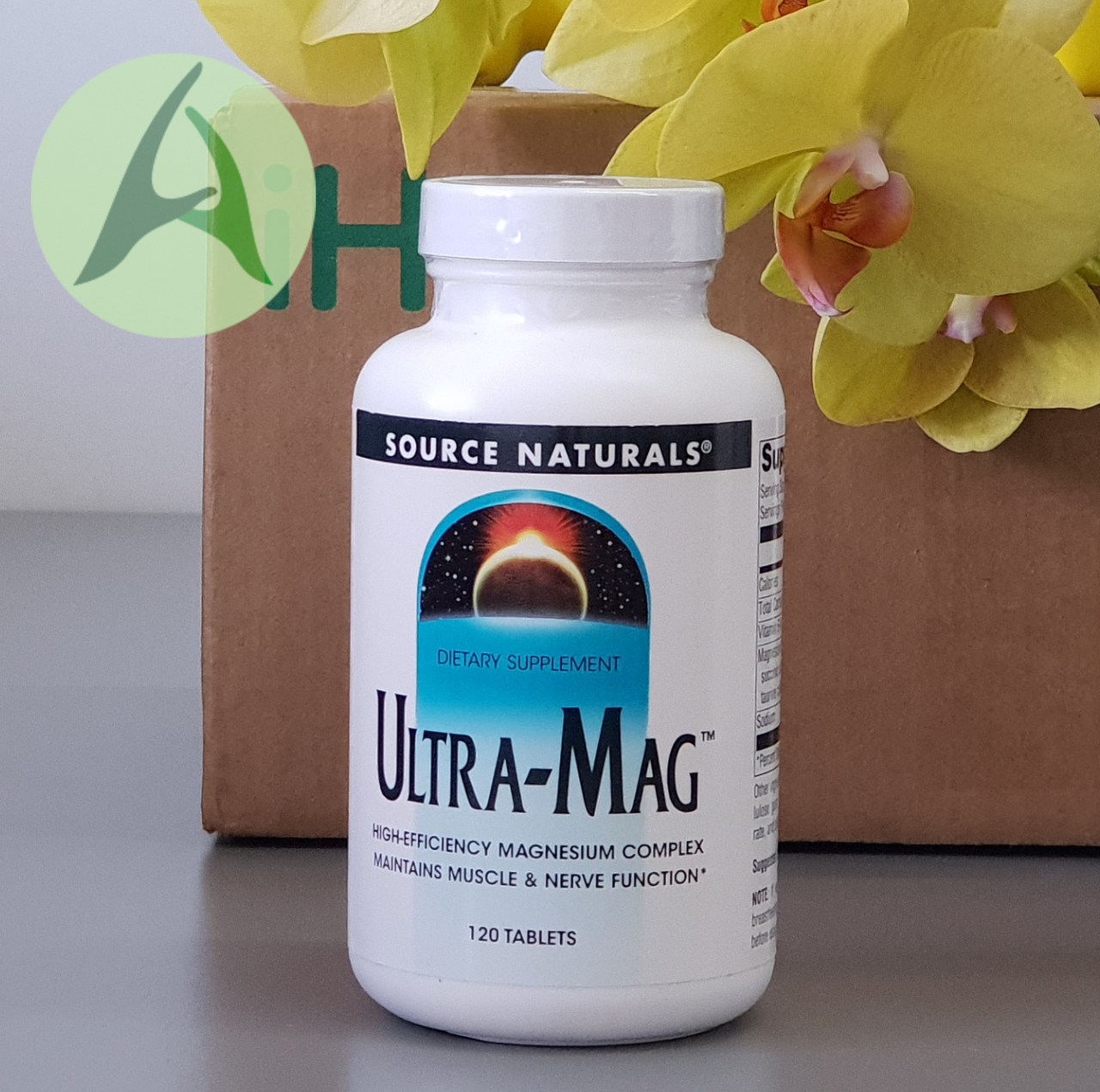 Source Naturals, Магній з вітаміном В6, ultra-mag, ультрамаг, 120 ...