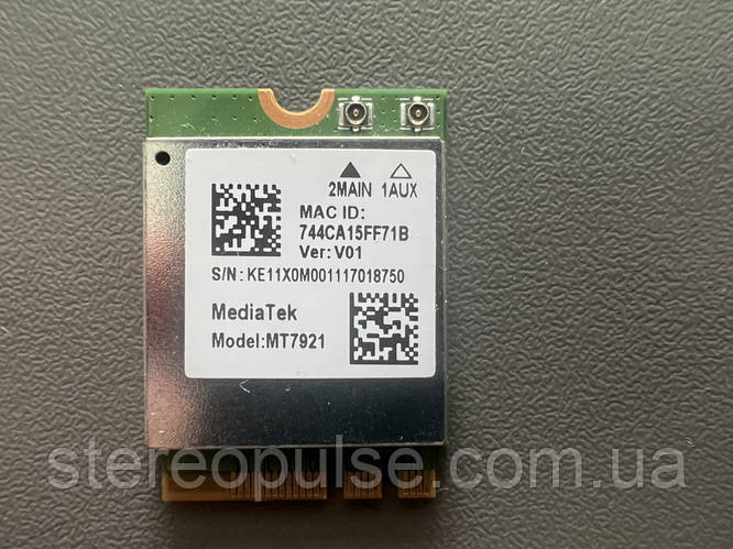Модуль Wi-Fi MediaTek MT7921 Original (ID#1908413305), цена: 580 ...