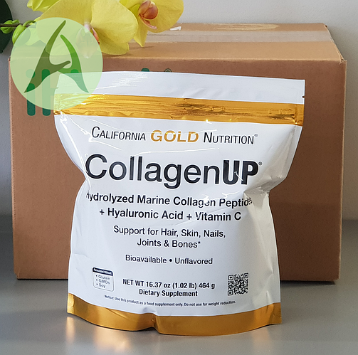 California Gold Nutrition, CollagenUP, морской коллаген с гиалуроновой ...