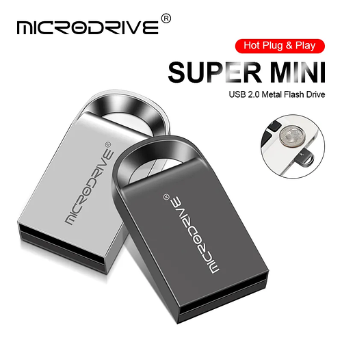 Купить USB мини металлическая флешка 32ГБ Microdrive 32GB Серый, цена 191 ₴ — Prom.ua (ID ...