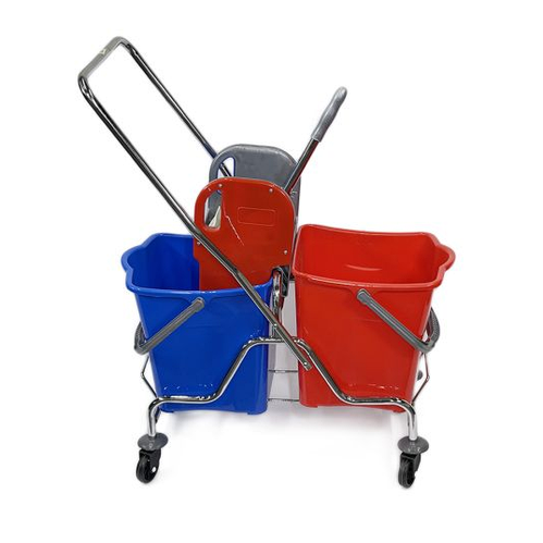 Купить Тележка для уборки с отжимом Afacan, с одним ведром объемом 25 ...