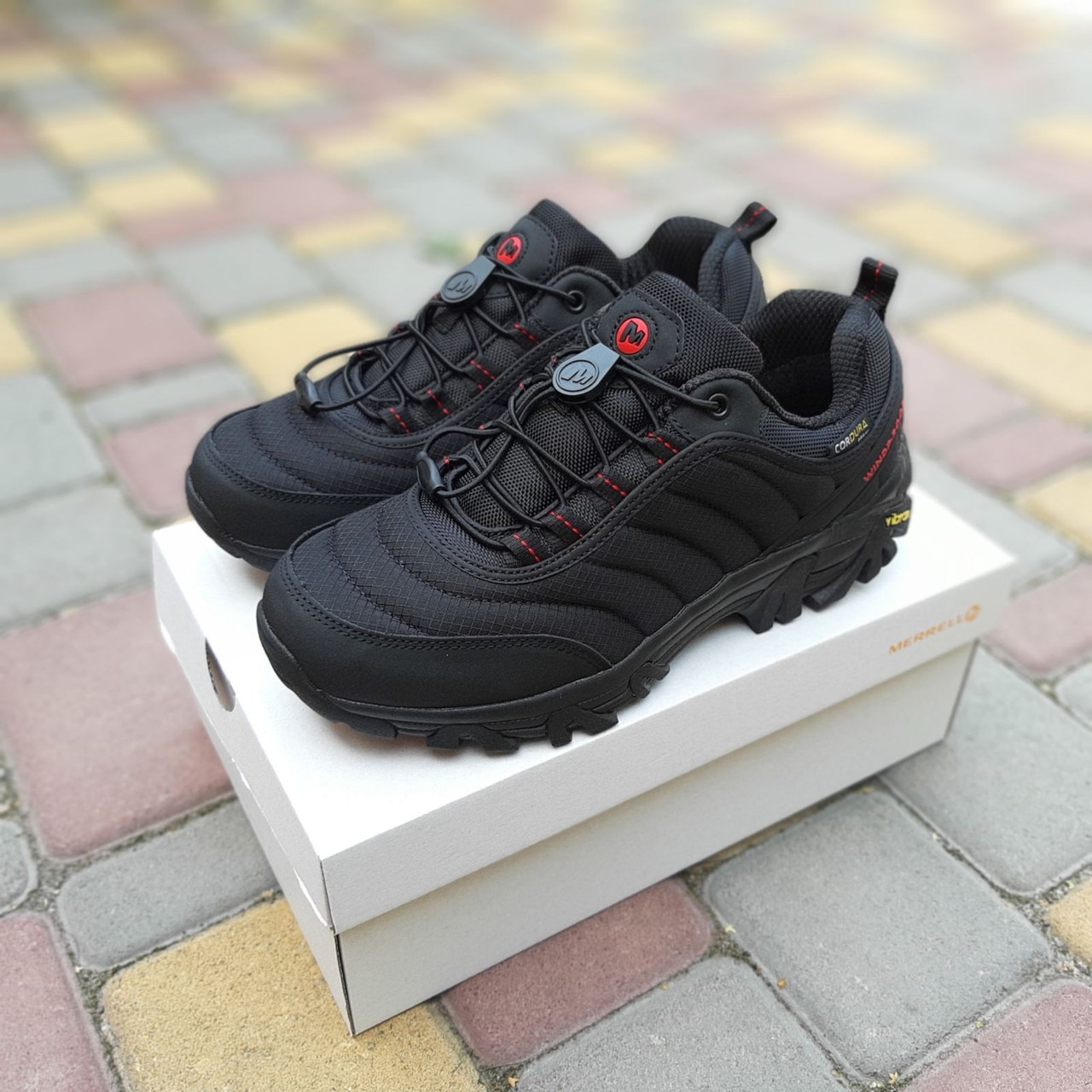 Купить Merrell Vibram Cordura Еврозима кроссовки мужские черные с ...