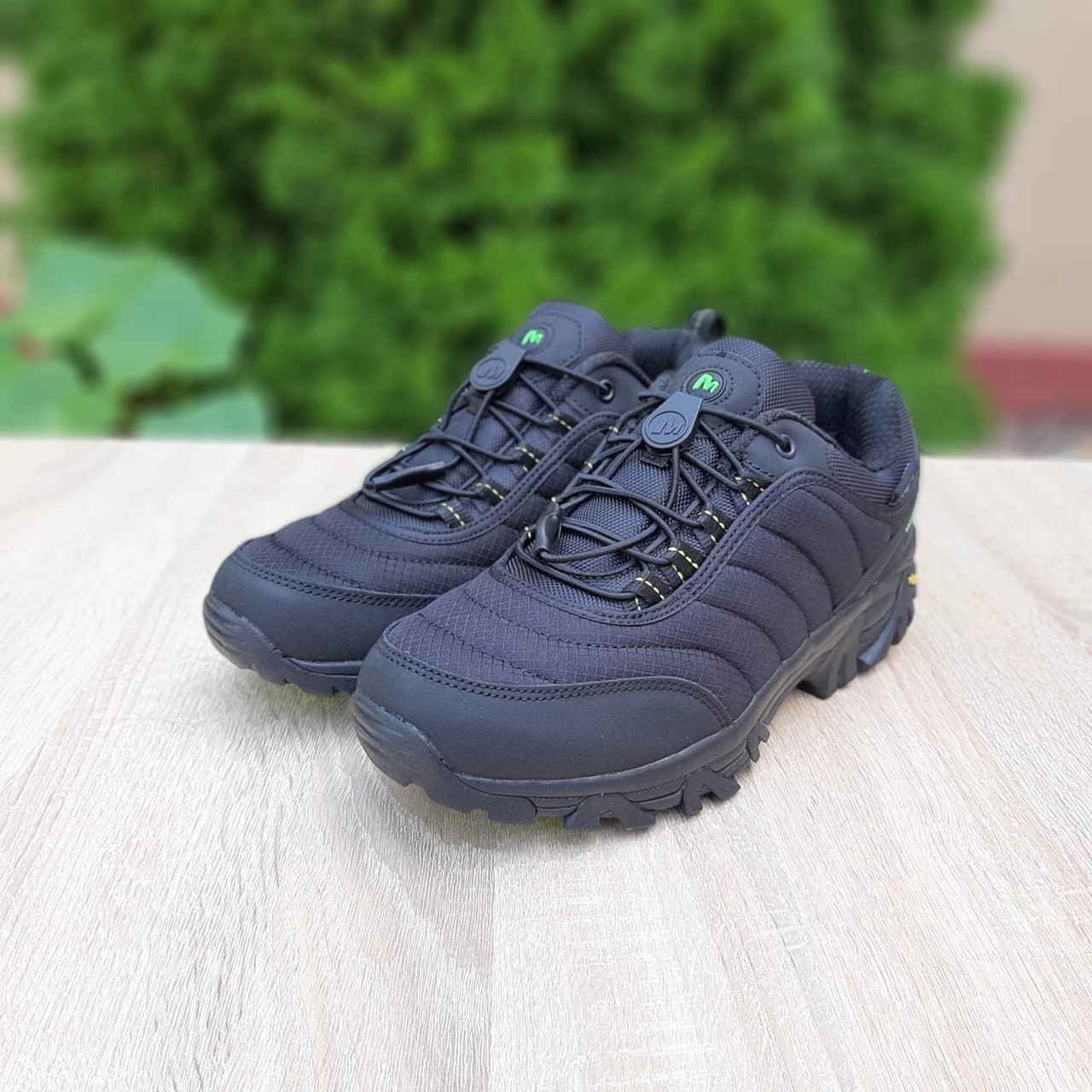 Купить Merrell Vibram Cordura Мужские зимние кроссовки термо черные с ...
