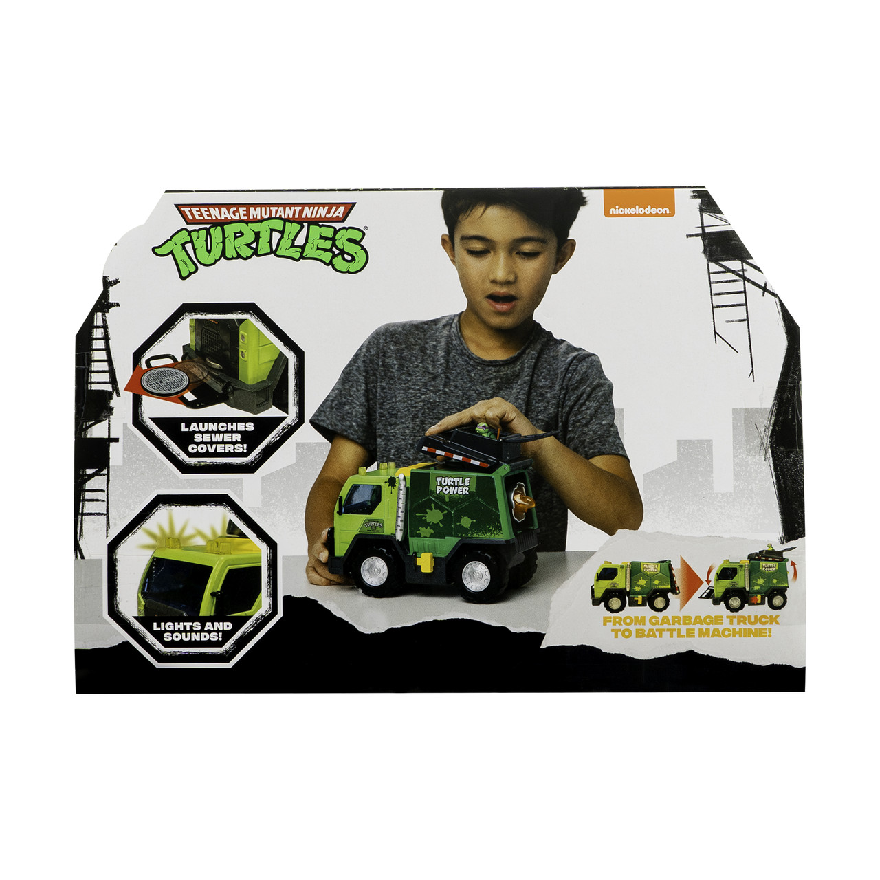 Бойовий сміттєвоз Черепашки-ніндзя, зі світлом і звуком TMNT, Funrise ...