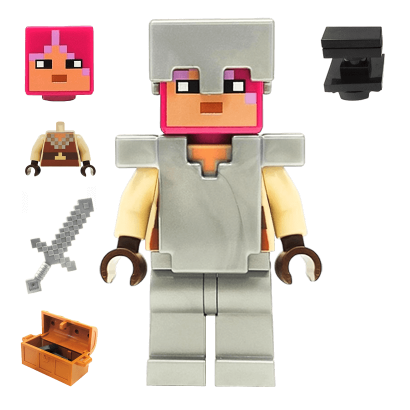 Купить Lego Minecraft Knight Mini Figure with Chest and Anvil: набор ...