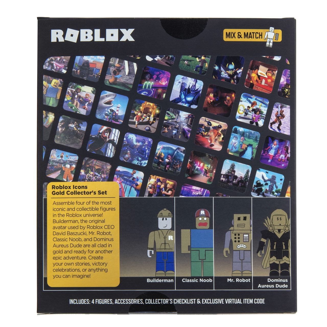 Roblox Игровой набор Jazwares Four Figure Pack Roblox Icons - 15th ...