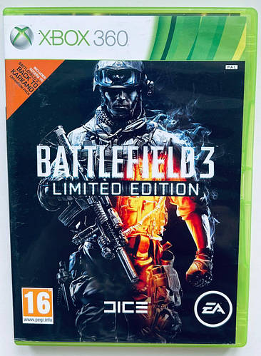 Battlefield 3 Limited Edition, Б/У, русская версия - диск для Xbox 360 ...