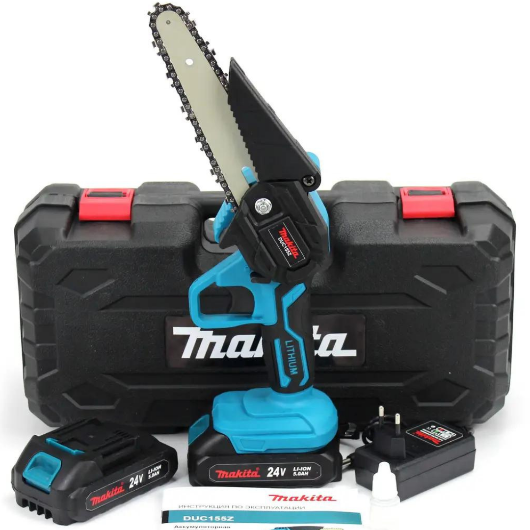 Купить Пила аккумуляторная цепная Makita DUC155Z мини пила веткорез ...