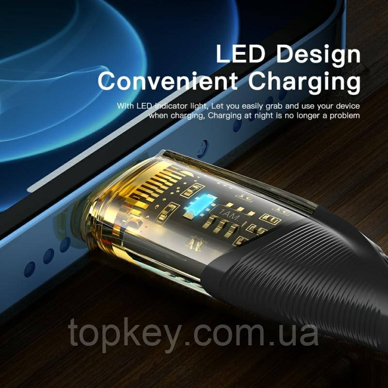 Кабель Lightning Type-C PD 20W 20V 5A QC 4.0 USB C Кабель лайтнинг для ...