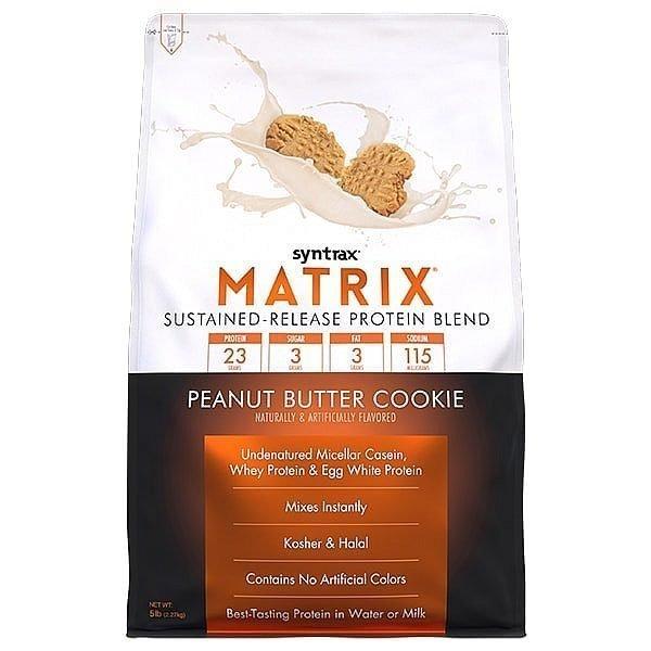 Купить Протеин Syntrax Matrix 5.0 2270 g Peanut Butter Cookie, цена ...