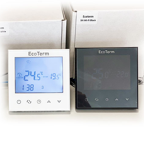 Купить ПРОГРАММИРУЕМЫЙ ТЕРМОРЕГУЛЯТОР ECOTERM SN WI-FI БЕЛЫЙ, цена 2900 ...