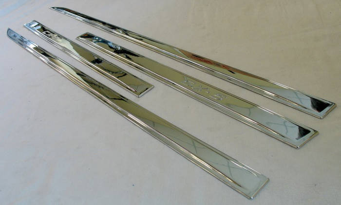 Боковые молдинги накладки на двери Mazda CX-5 Мазда СХ-5 2017+ хром тип ...