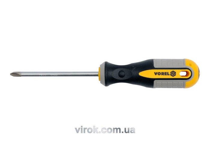 Викрутка хрестова VOREL : "Philips" PH2 х 150 мм. Cr-V [12/36/144] (ID#1910914506), цена: 92.65 ...