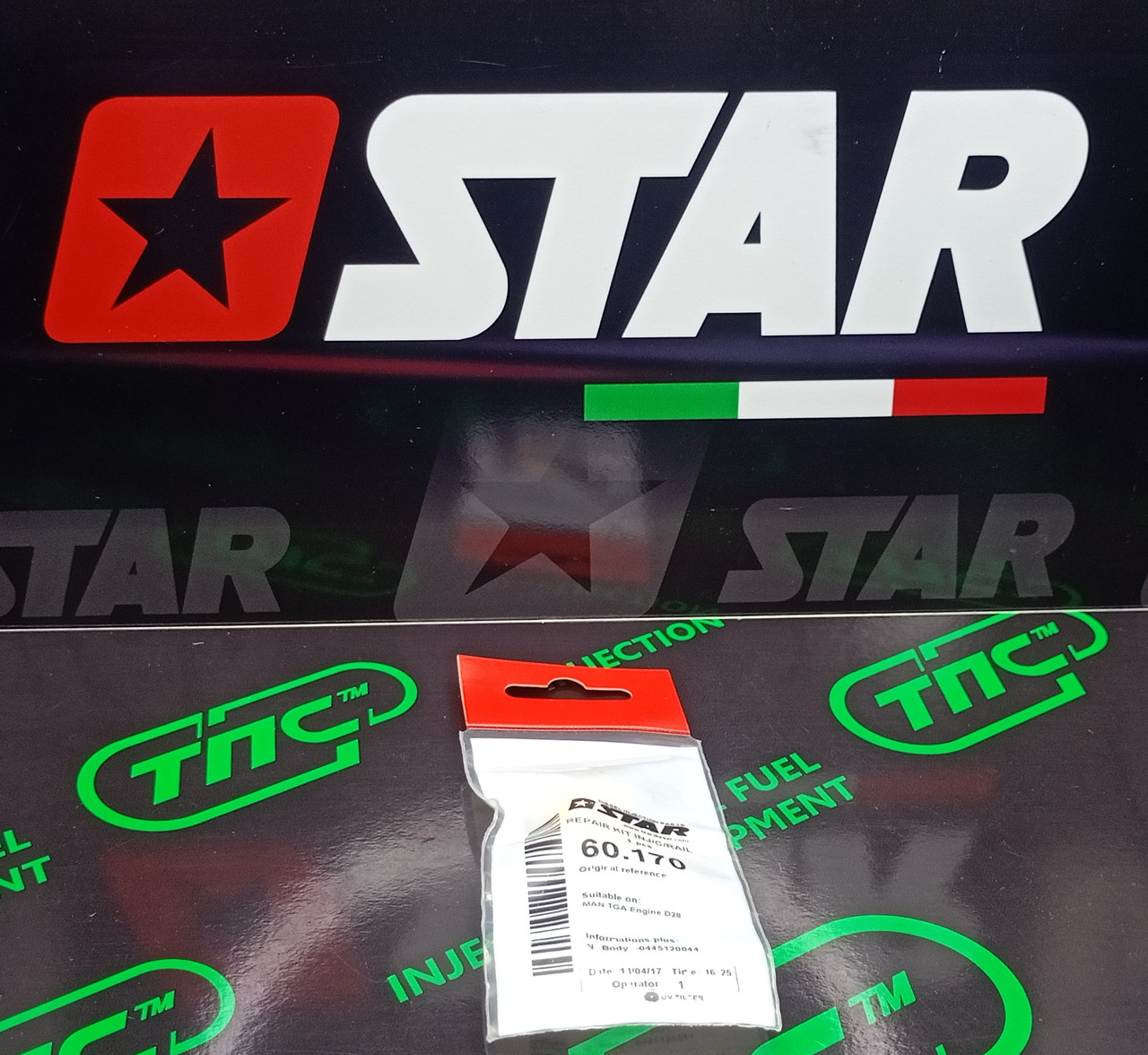 Ремкомплект 60.170 форсунки 0445120044 повний ( Ref/-7135-488A) STAR ...