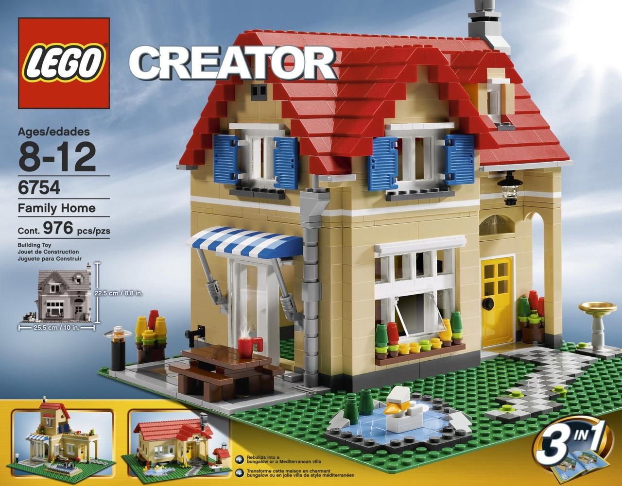 Конструктор лего LEGO Creator Family Home 6754 , оригінал (ID ...