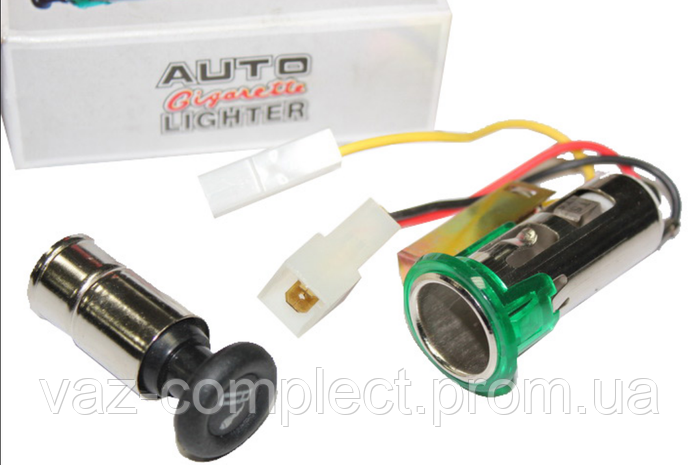 Прикуриватель в сборе, с подсветкой ВАЗ 2108, 2109, 2115, АЗЛК 2141 ...