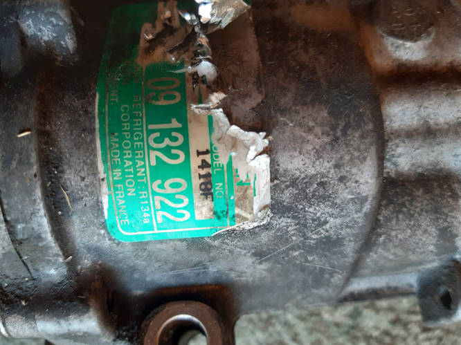 Компрессор кондиционера опель астра зафира разборка opel astra zafira ...