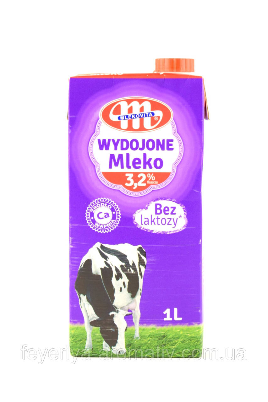 Молоко без лактозы Mlekovita Lacoste free milk 3,2% Польша: продажа ...