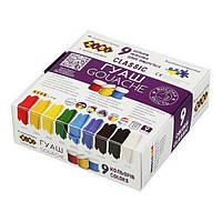 Гуаш Zibi Kids Line Classic 9 кольорів*20мл без пензлика (18) (ID ...