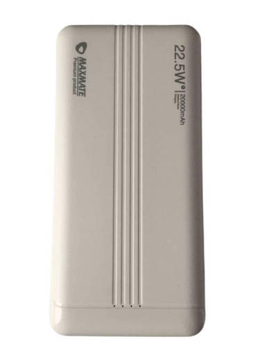 Купить Повербанк Maxmate 20000 mAh 22.5W Turbo Charging Белый 2 USB ...