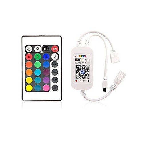 Купить LED контроллер RGB с управлением по Wi-FI и пультом IR, цена 514 ...