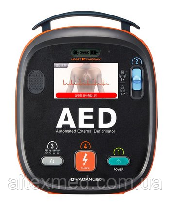 Дефібрилятор RADIAN QBIO HEART GUARDIAN HR-701 PLUS (з монітором ...