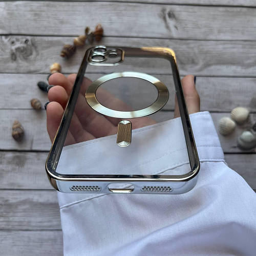 Купить Чехол MagSafe на iPhone 11 / Силиконовый для Айфон 11 Silver ...