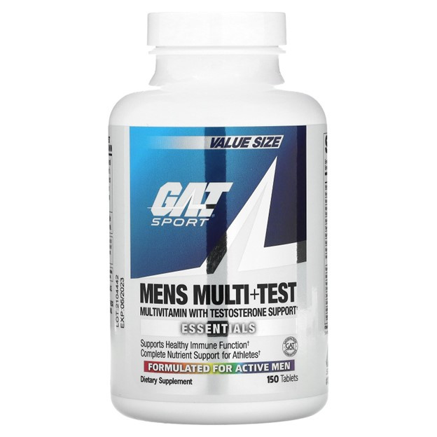 GAT Sport, Mens Multi + Test (150 таб.), чоловічі вітаміни ...