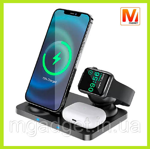 Купить Беспроводное зарядное устройство Hoco CW33 Ultra-Charge 3-in-1 ...