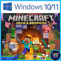 Minecraft Java + Windows 10/11 Bedrock Edition (Ключ для ПК) Регіон ...
