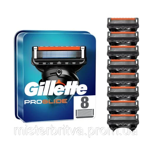 Gillette Fusion5 Proglide 8шт. без упаковки Оригинал (жилет фьюжн ...