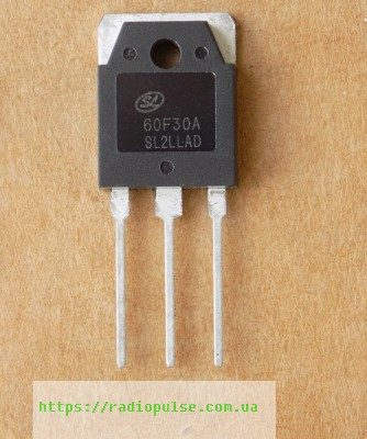 Купить Диод 60F30 ( 60F30A , 60F30SAB3 , SFR60F30PN , FF60UP30DN ...