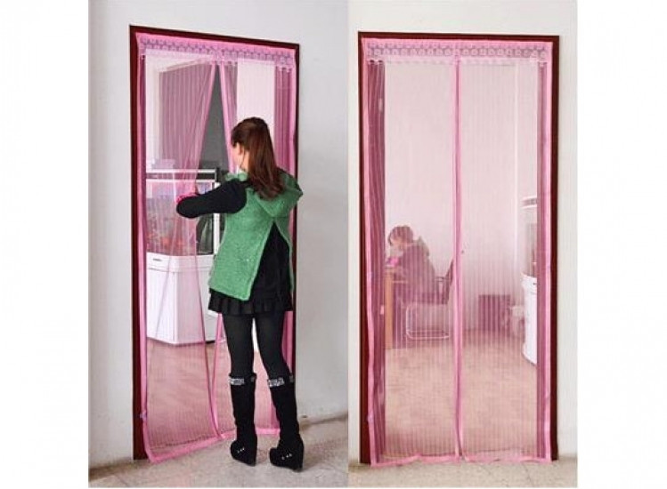 Антимоскитная Сетка на Магнитах от Комаров 210х100 Бордовая — в ...