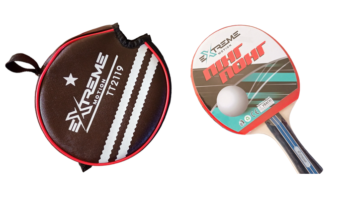 Ракетка для настільного тенісу Extreme Motion TT2119 Ping-Pong (ID ...