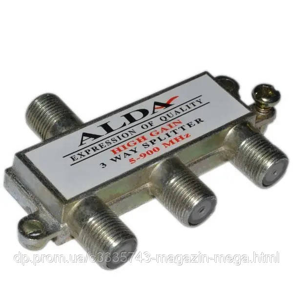 Сплиттер для антенного кабеля 3-Way Splitter ALDA (ID#1698030336), цена ...